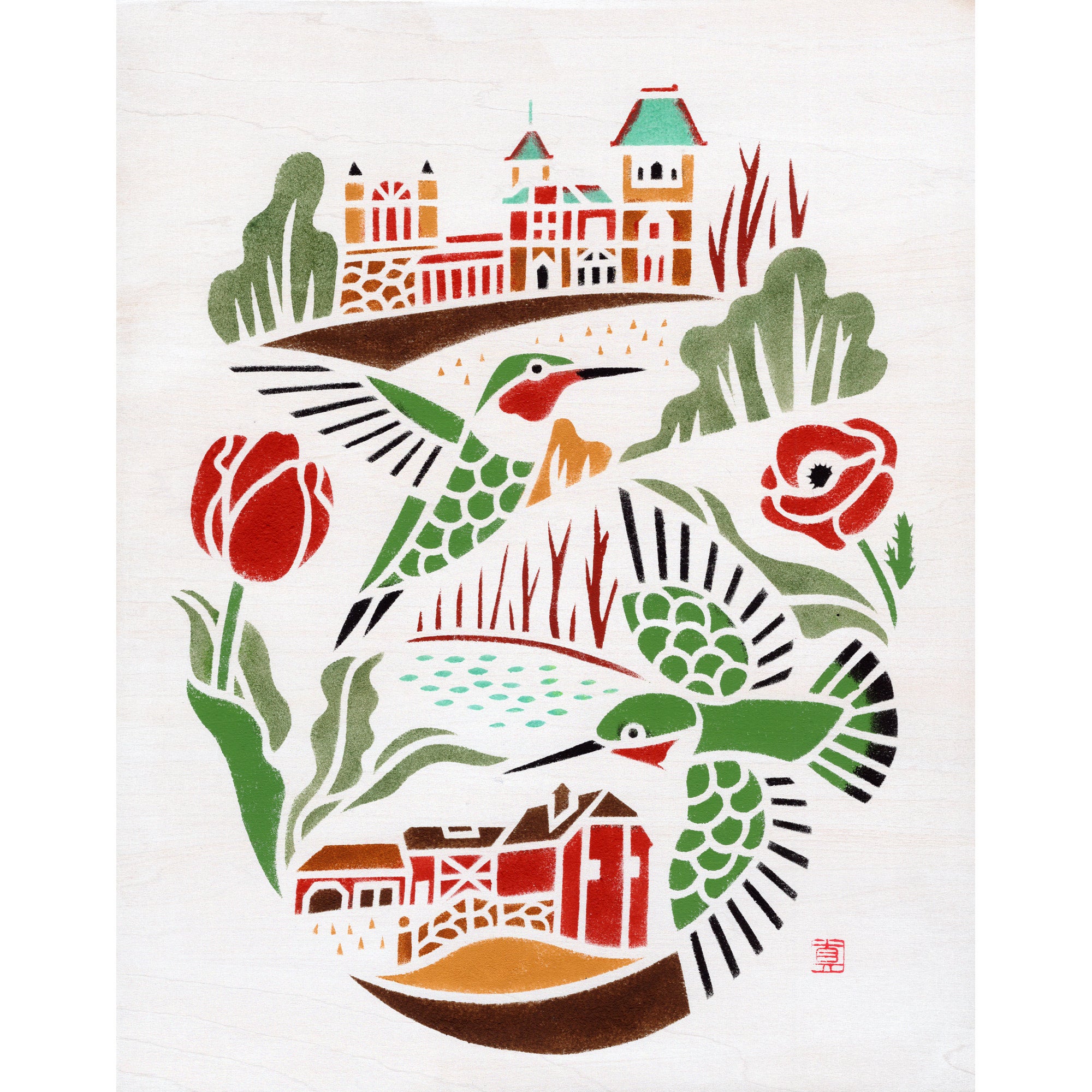 Scandinavian Folk Art Stencils